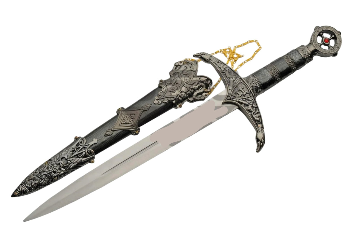 17.5" MEDIEVAL LORD'S DAGGER – Birdie Beads & Blades